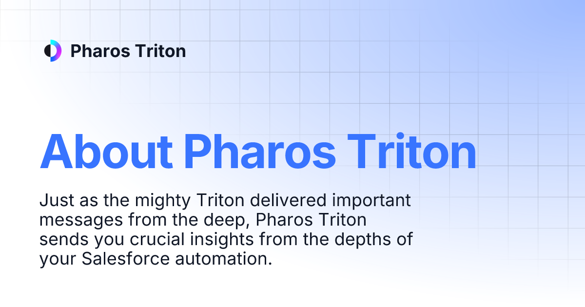 About Pharos Triton | Pharos Triton